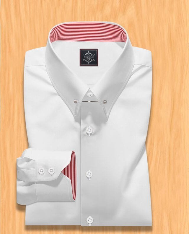 Shirt With Pin Collar | Shirt Collar Pin Bar | Dress Shirt Pin Collar ...